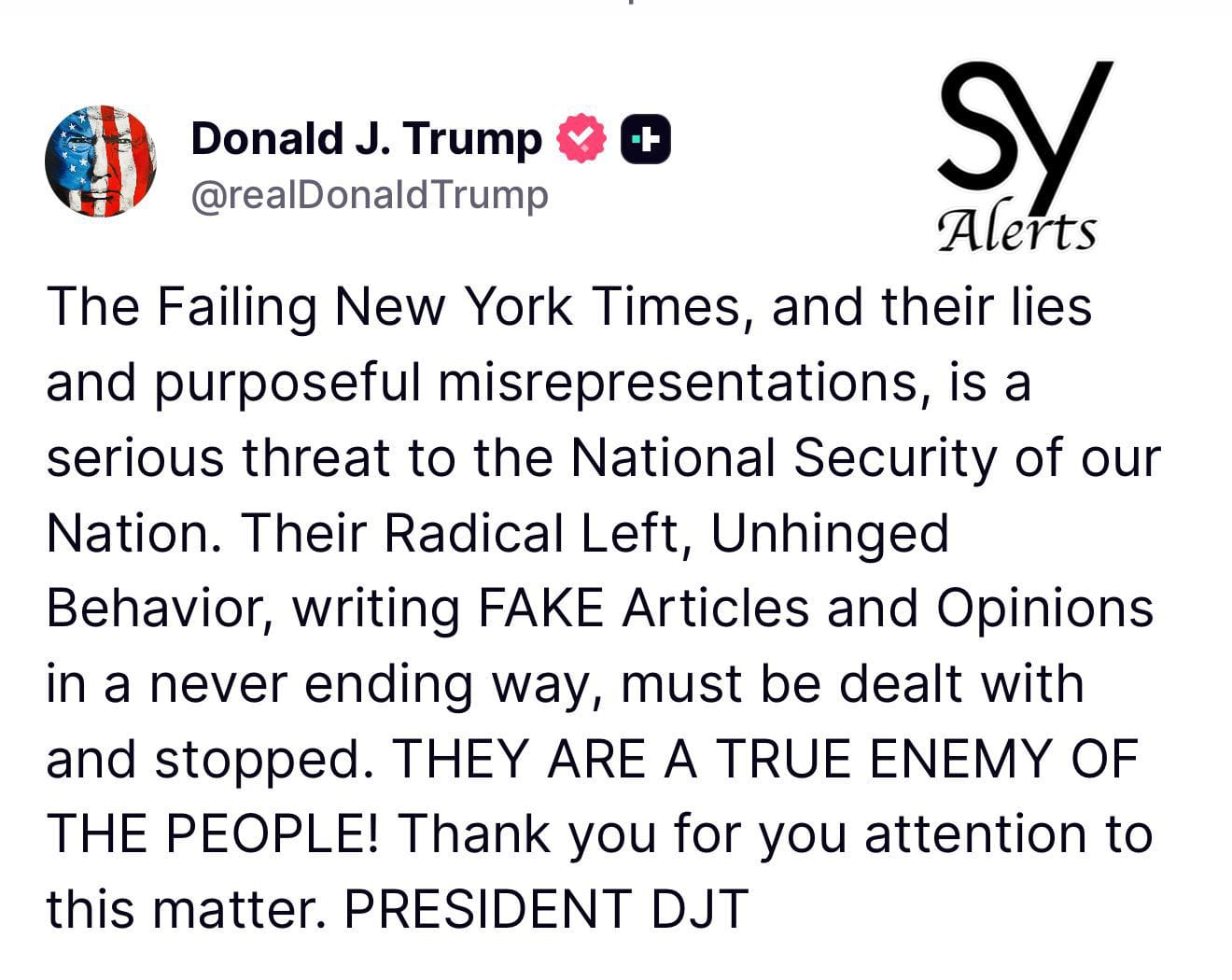 From “Fake News” to Historical Amnesia: Why President Trump’s War With ...